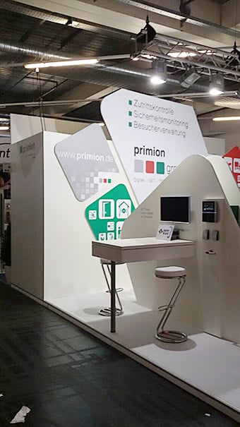 primion group - Ueberbach Messe Montage | Partner für den Messebau