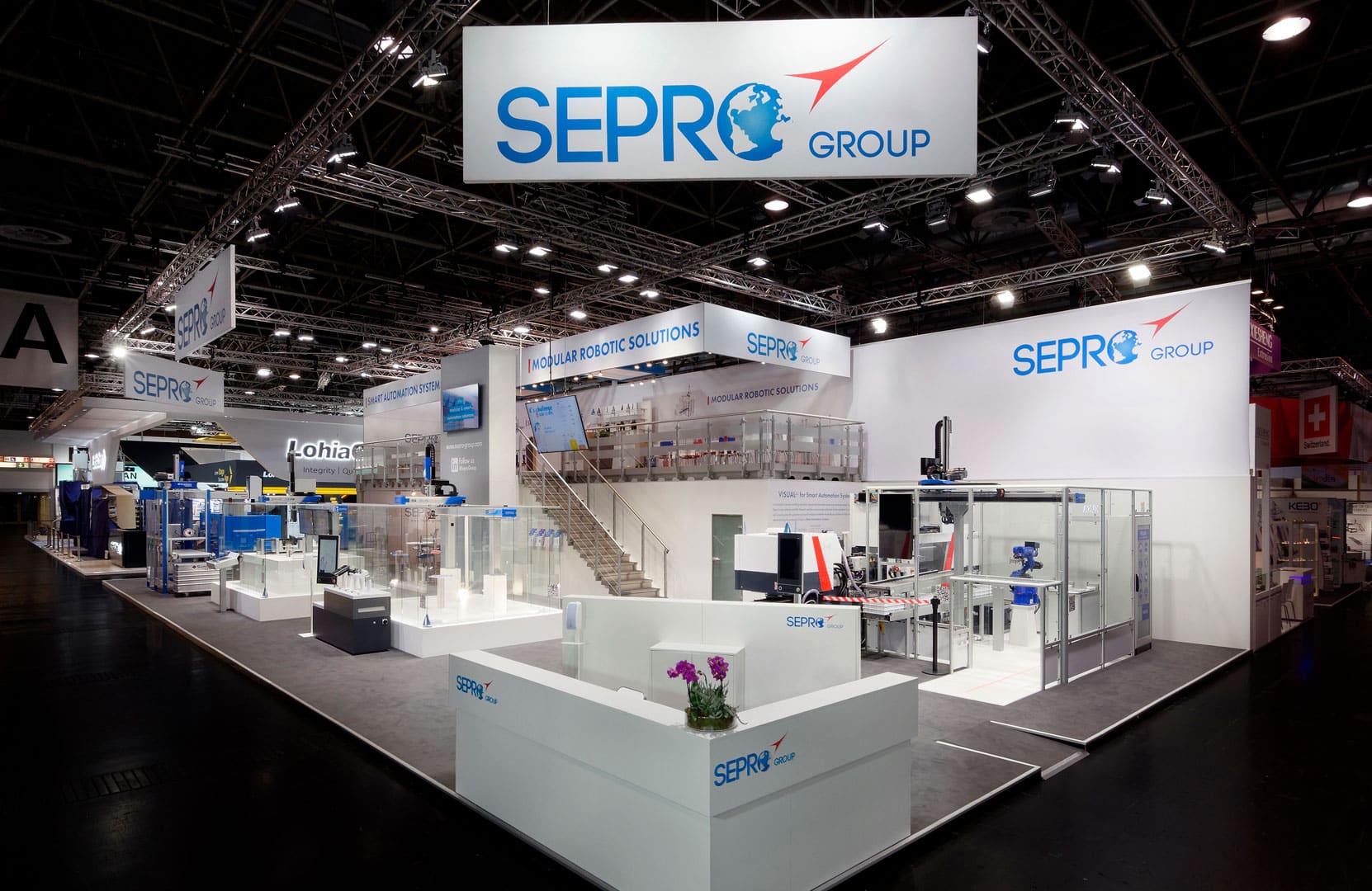 Sepro Group - Ueberbach Messe Montage | Partner für den Messebau